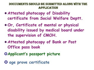 National social assistance program (nsap) – in west Bengal | PPTX