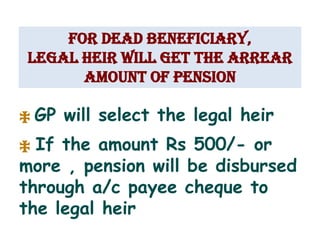 National social assistance program (nsap) – in west Bengal | PPTX