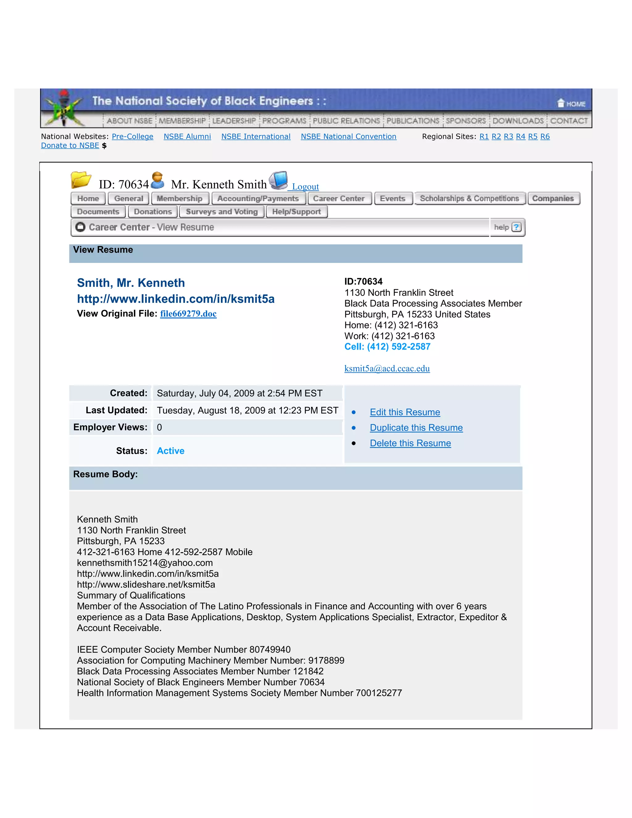 National Society Of Black Engineers Carnegie Mellon University Chapter ...