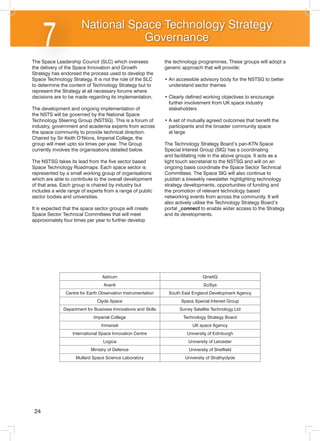 UKSA National Space Technology Strategy | PDF