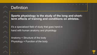 Sports physiology | PPTX