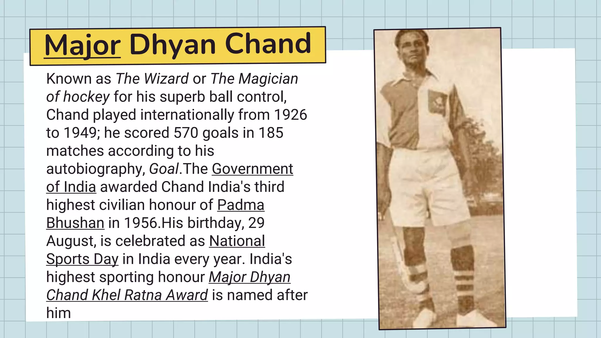 National sports day 29 th august | PPTX