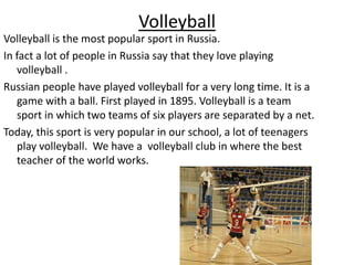 National sports in russia | PPTX