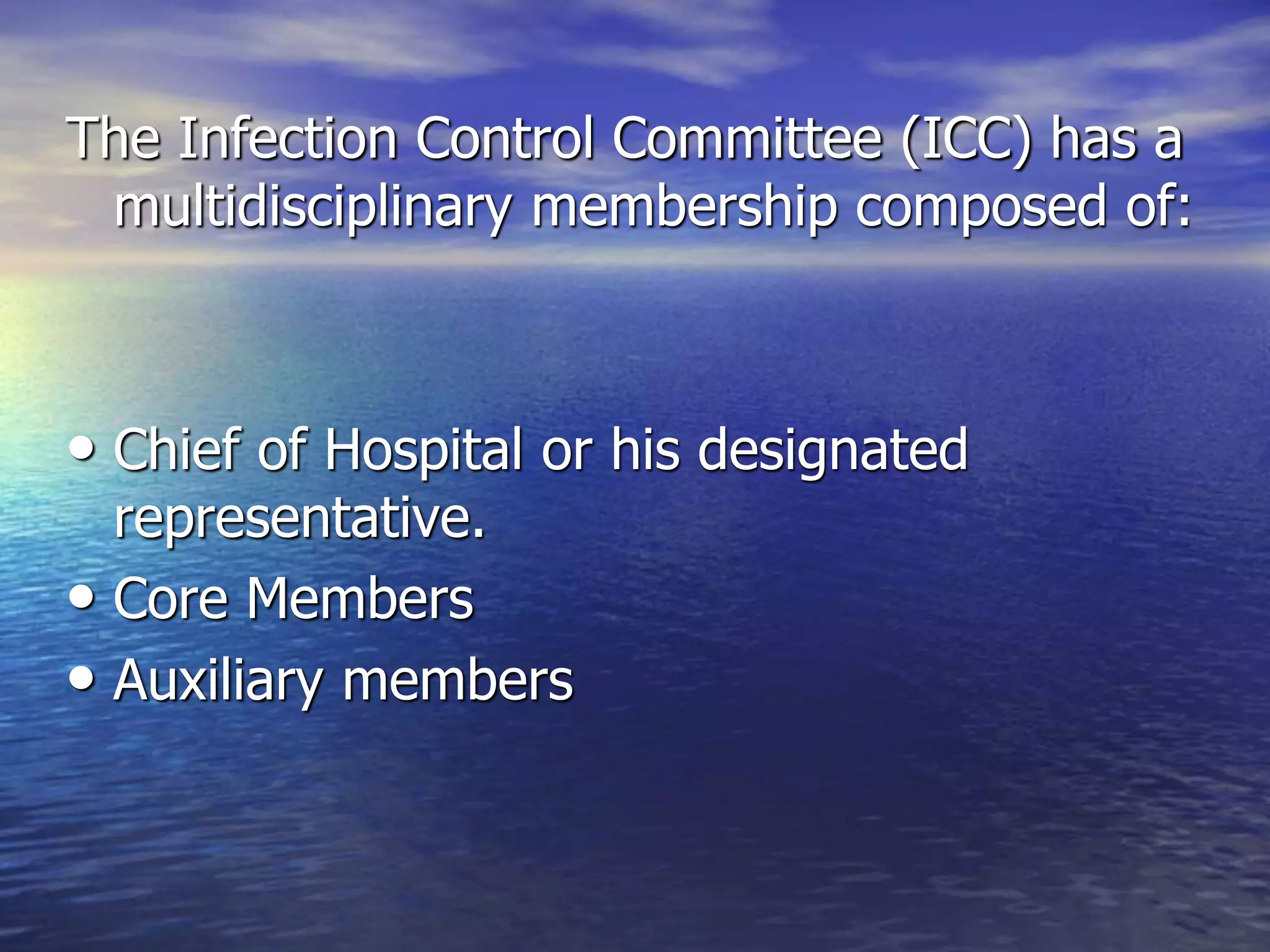 National Standards in Infection Control for Healthcare Facilities | PDF