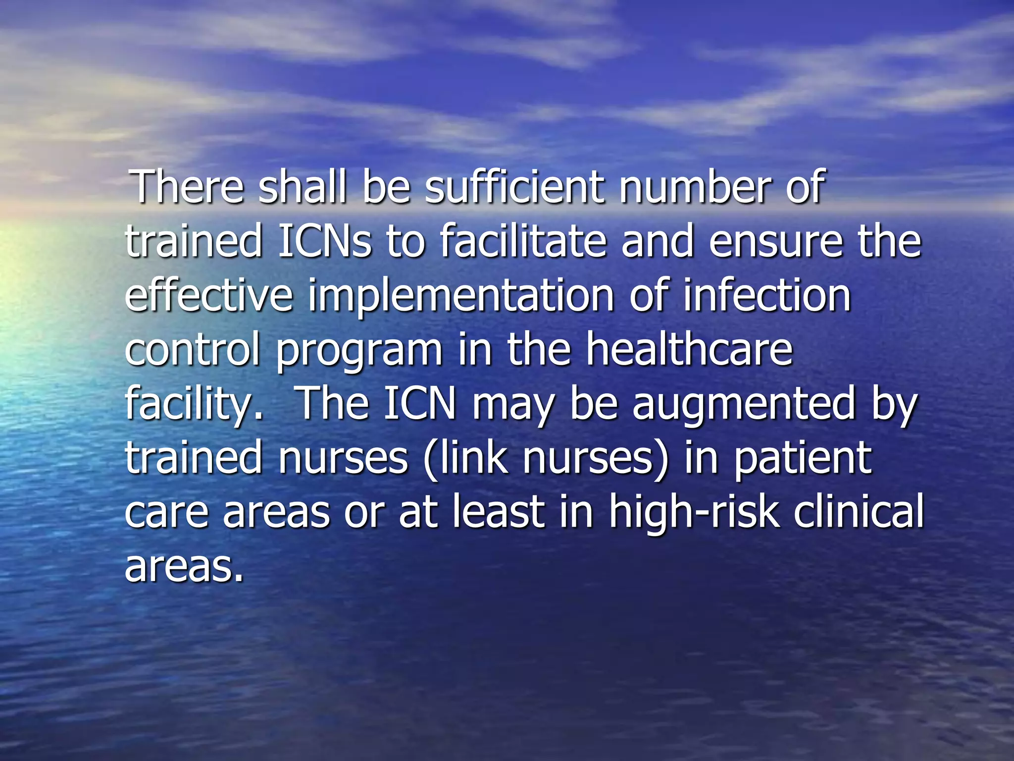 National Standards in Infection Control for Healthcare Facilities | PDF