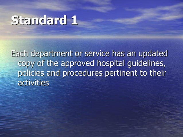 National Standards in Infection Control for Healthcare Facilities | PDF ...