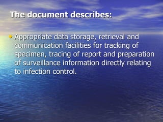 National Standards in Infection Control for Healthcare Facilities | PDF