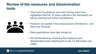National Statistician Launch: Measures of National Well-being ...