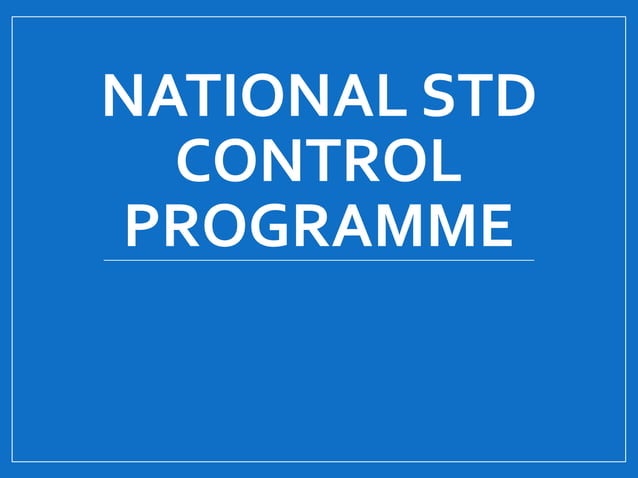 National std control programme 11 | PPTX