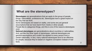 National stereotypes | PPT