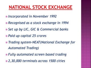 National stock exchange | PPTX