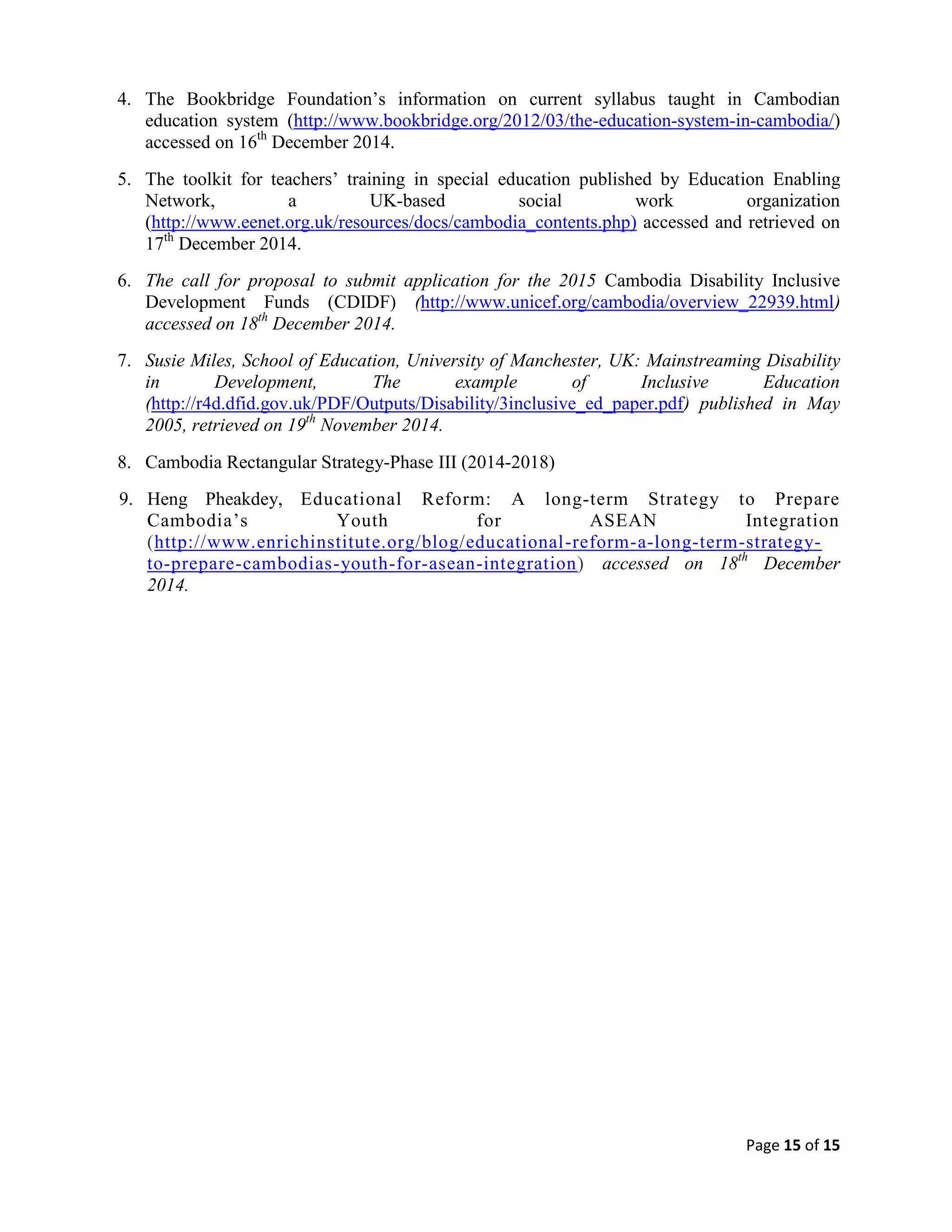 National strategy and framework for disability inclusive development in ...