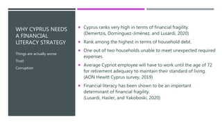 The Cyprus National Initiative for Financial Literacy | PPT
