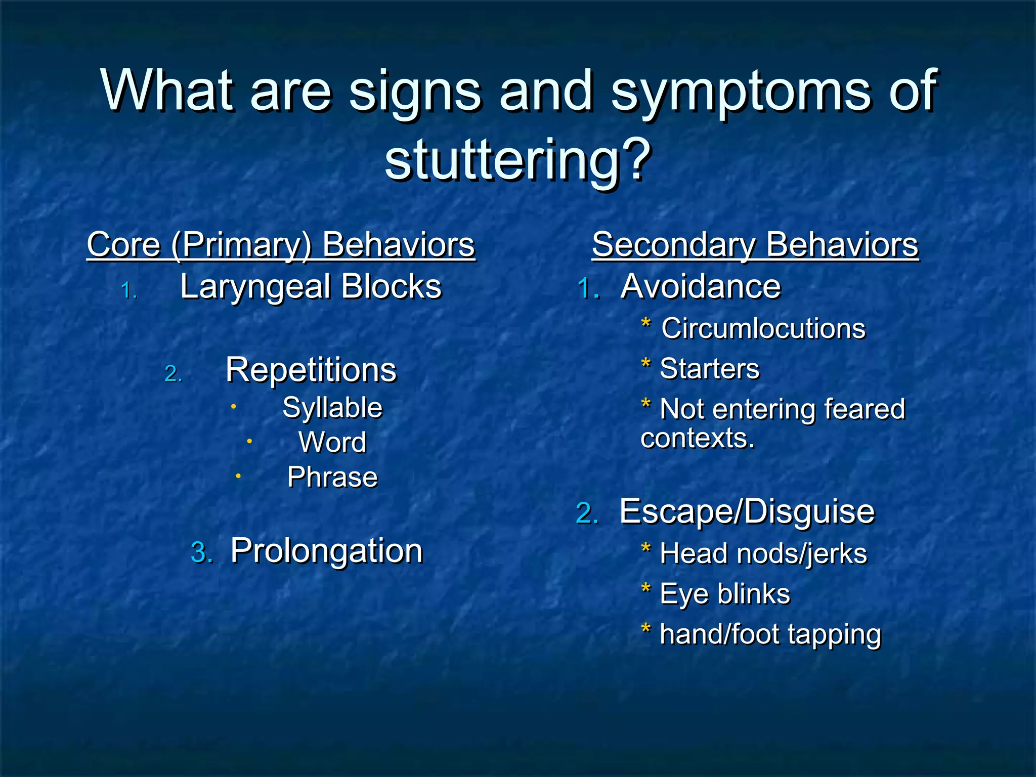 National stuttering awareness week | PPT | Ear, Nose and Throat ...