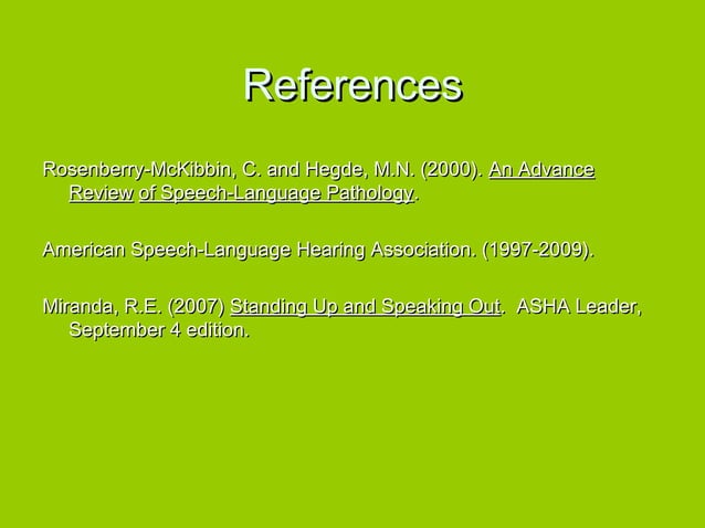 National stuttering awareness week | PPT | Ear, Nose and Throat ...