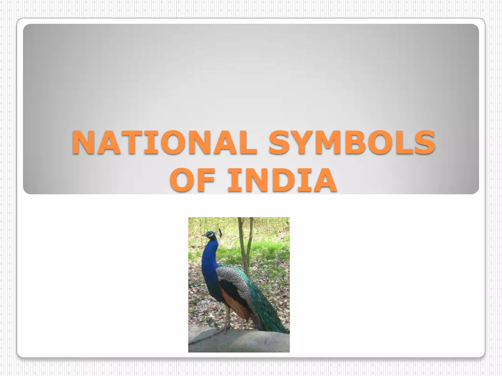 National symbols of India | PPTX
