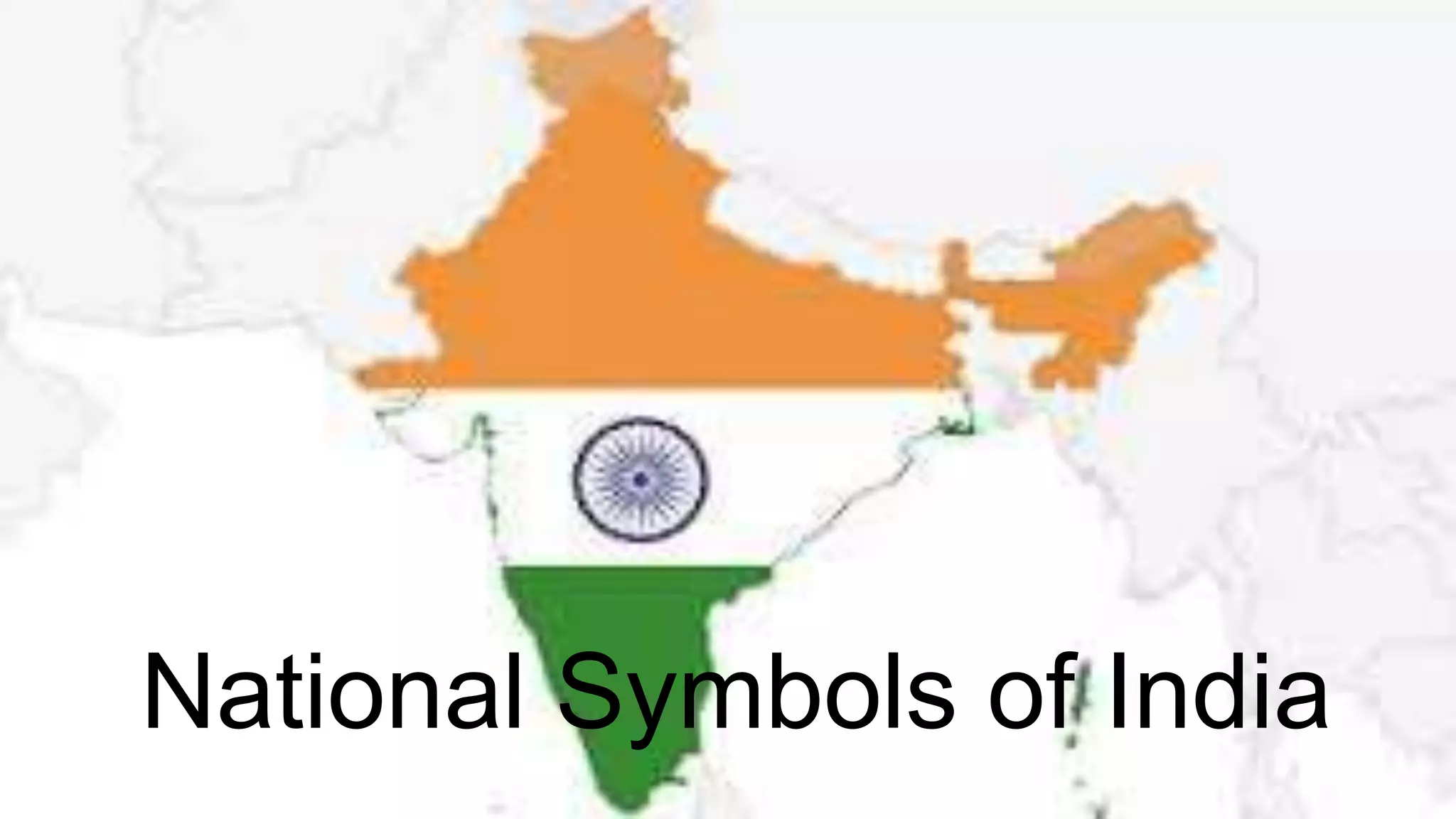 National Symbols of India | PPTX