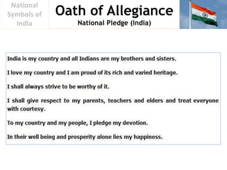 National Symbols of India | PPTX