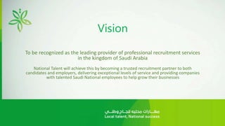 National Talent KSA | PPTX | Human Resources | Business