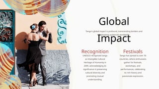 National Tango Day art of template PPT001 | PPTX