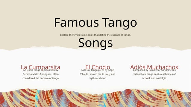 National Tango Day art of template PPT001 | PPT