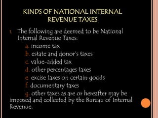National taxes | PPTX