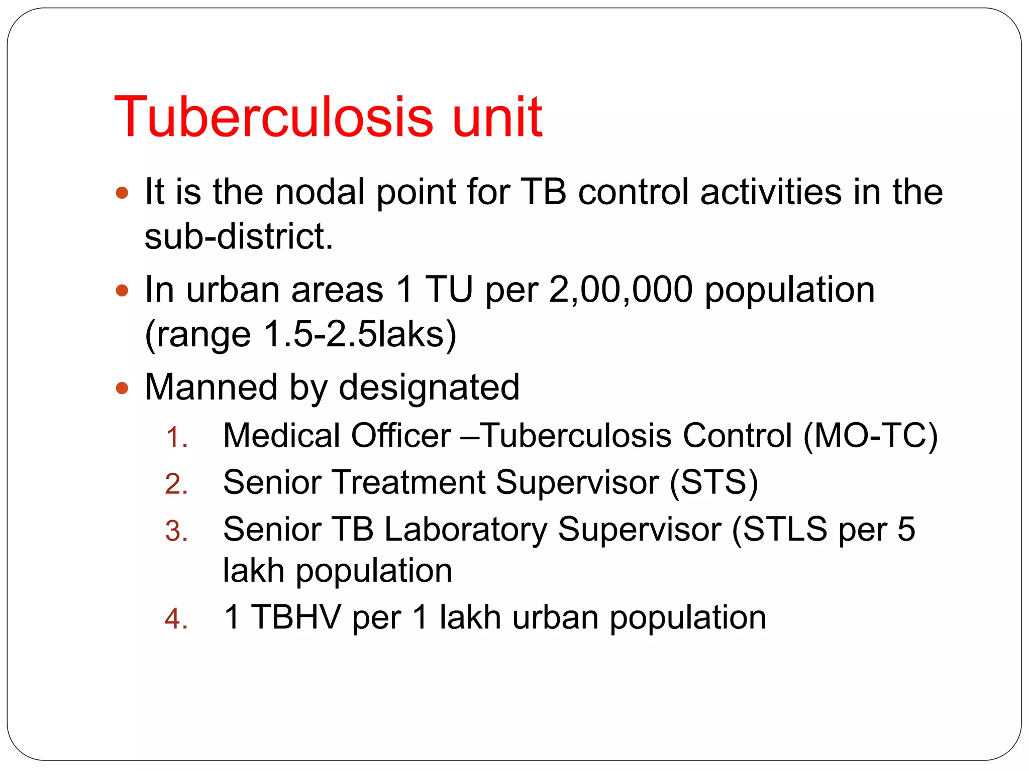 National TB Elimination programme(NTEP) at a glance | PPTX
