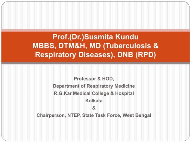 National TB Elimination programme(NTEP) at a glance | PPTX