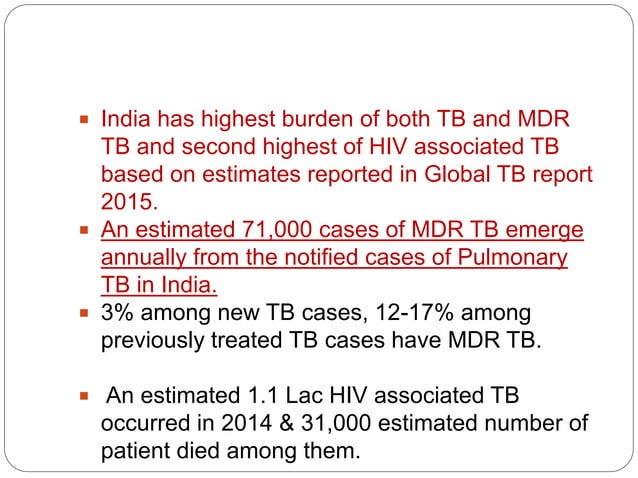 National TB Elimination programme(NTEP) at a glance | PPTX