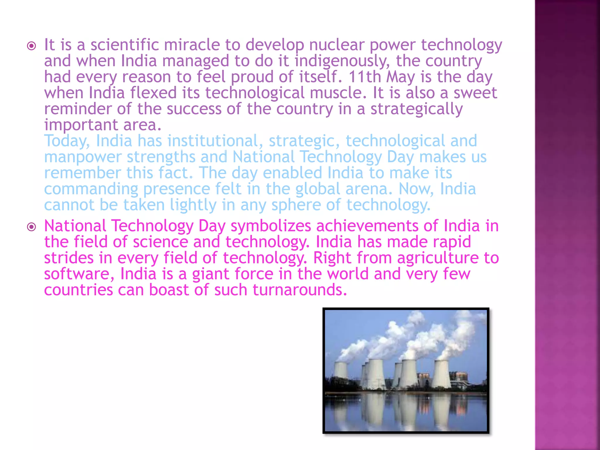 National Technology Day | PPTX