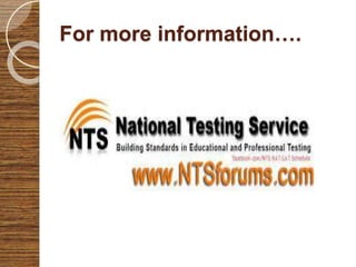 NATIONAL TESTING SERVICE | PDF | Educational Assessment | Education