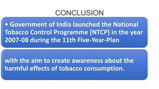 NATIONAL TOBACCO CONTROL PROGRAMME [Autosaved].pptx