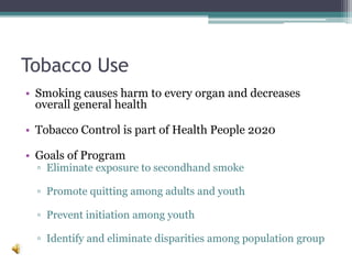 National tobacco control program (ntcp) | PPTX | Illegal Drugs, Tobacco ...