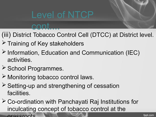 nationaltobaccocontrolprogramntcpinindia-200329195104 (1).pptx