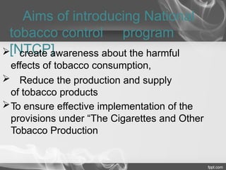 nationaltobaccocontrolprogramntcpinindia-200329195104 (1).pptx