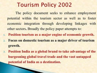 National tourism policy | PPTX