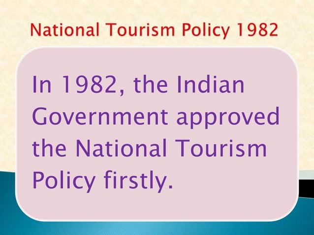National tourism policy | PPTX