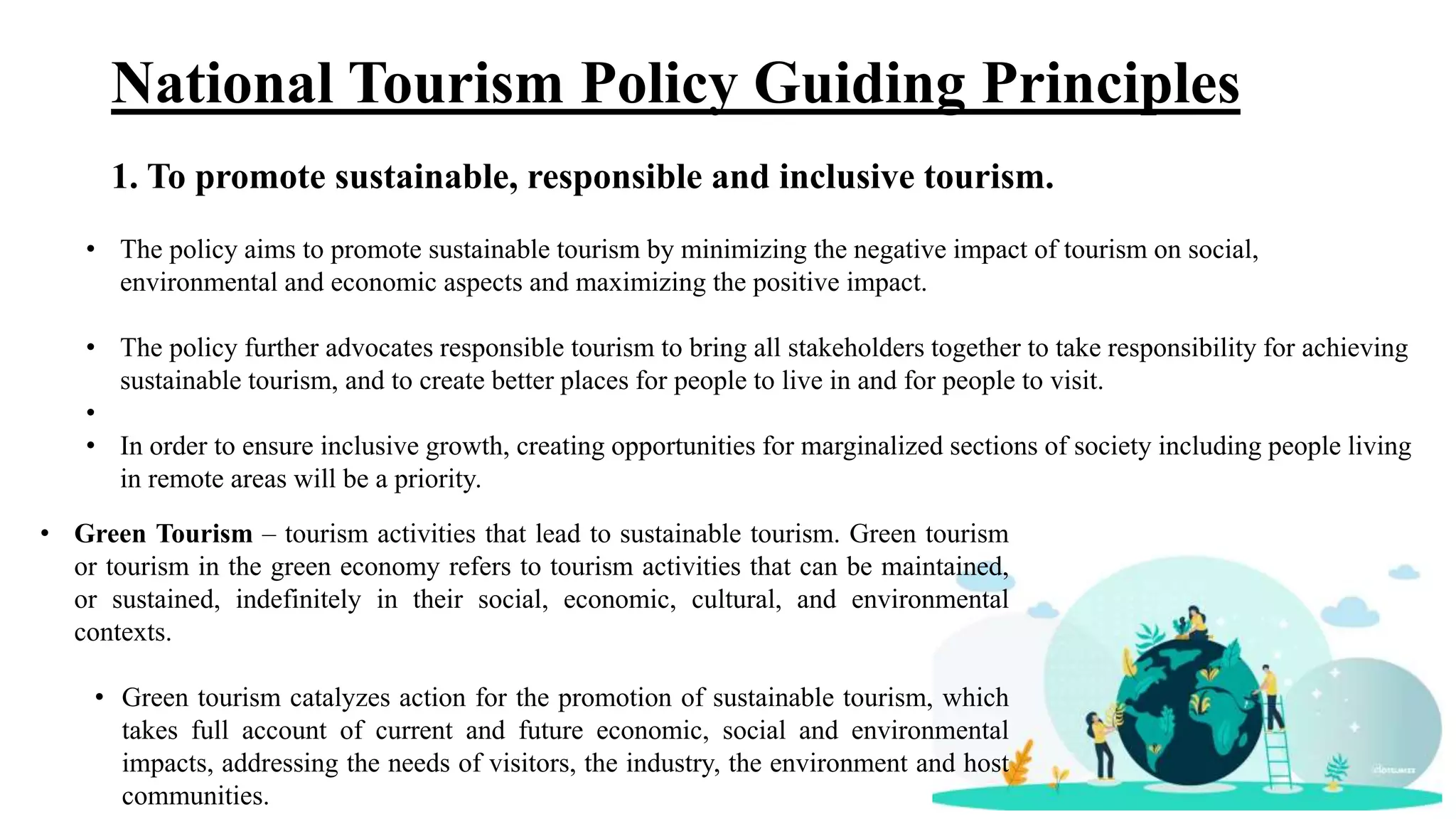 National Tourism Policy of India.pptx | Travel