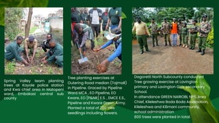 National Tree Planting Day May 2024 Nairobi | PPT | Free Download