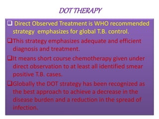 National tuberculosis control programme | PPTX