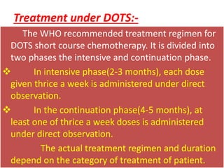 National tuberculosis control programme | PPTX