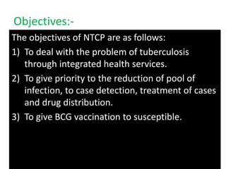 National tuberculosis control programme | PPTX