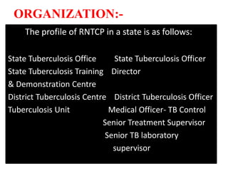 National tuberculosis control programme | PPTX