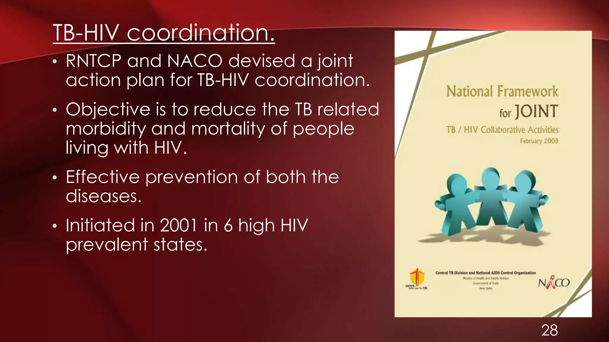 National tuberculosis program (INDIA) | PPTX