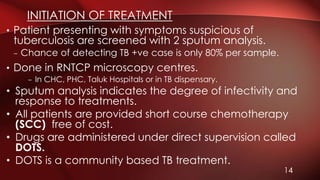 National tuberculosis program (INDIA) | PPTX