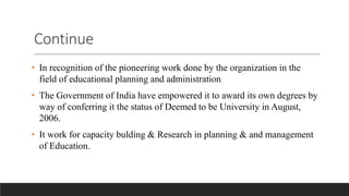 National University of Education Planning and Administration AK ppt.pptx