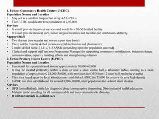 National urban health mission | PPTX