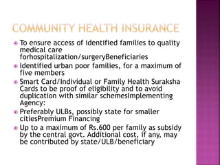 National urban health mission | PPTX