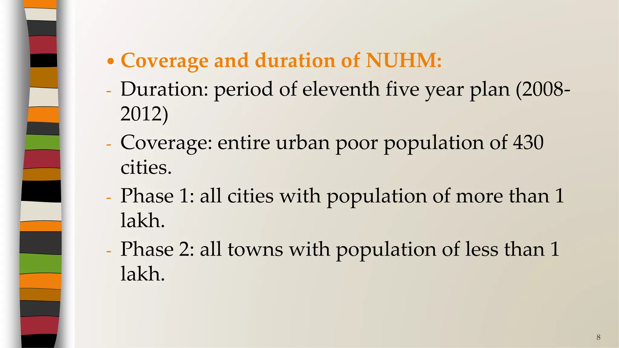 National Urban Health Mission | PPTX