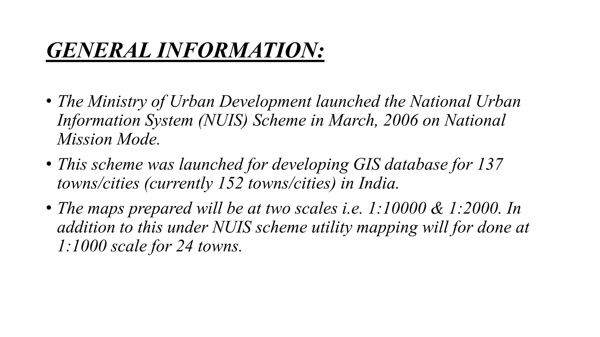 National urban information system | PPTX
